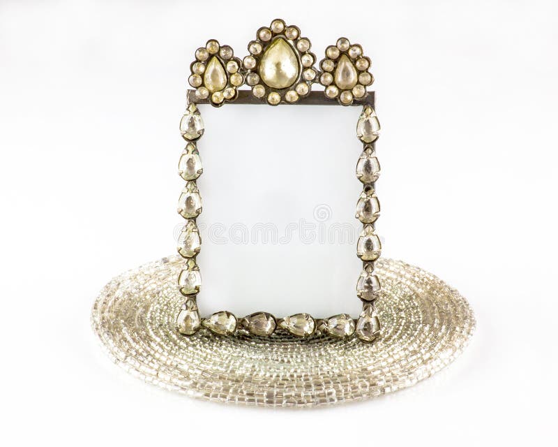 Diamond frame stock image. Image of diamante, shiny, decorative - 55308843