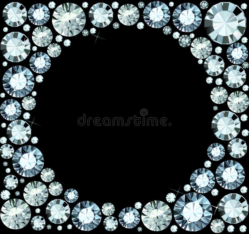 Diamond Frame stock vector. Illustration of glistening - 35617263