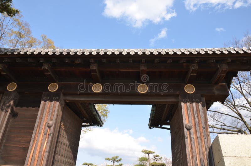 Diamond Gate Himmeji Castle Stock Image - Image of structure, roof ...