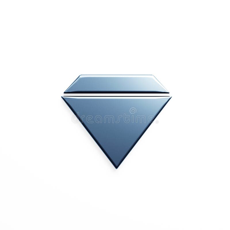 Diamond Gem Crystal. 3D Render Illustration Stock Illustration ...