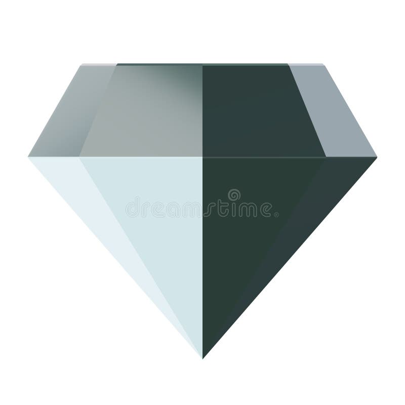Diamond Gem Stone High Quality 3D Render Illustration Icon. Stock ...
