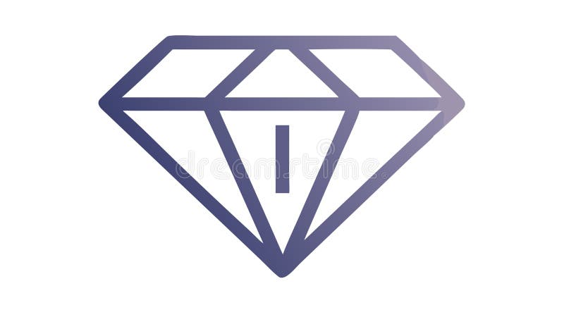 Diamond Gemstone Icon: Luxury, Preciousness High Value, Vector Design ...