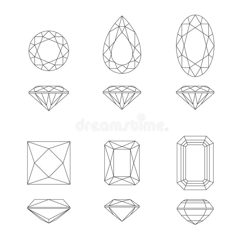 Diamond stock vector. Illustration of decorative, jewelry - 85754009