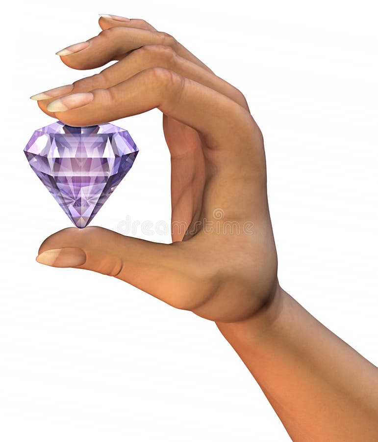 Amethyst cabochon stock photo. Image of ferrosilite, used - 36308770