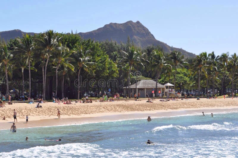 Diamond head Hawaii stock image. Image of ocean, diamond - 54767829