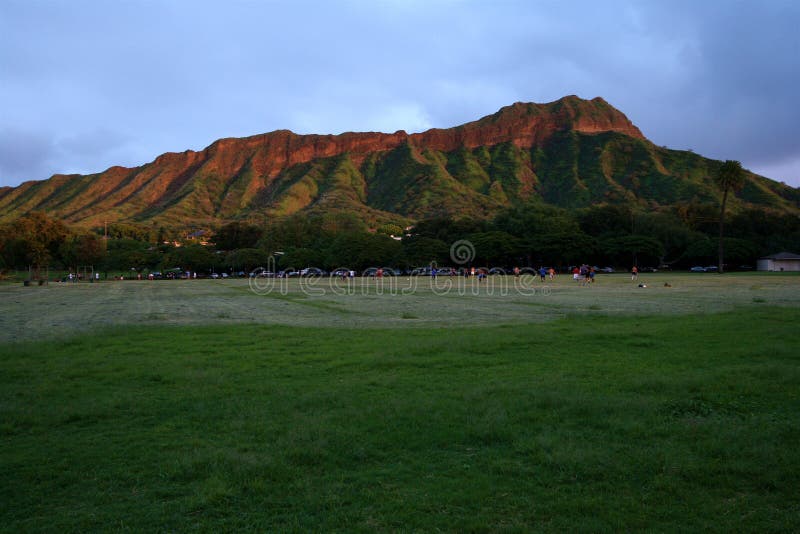 Diamond Head, Oahu Hawaii stock image. Image of color - 20486781