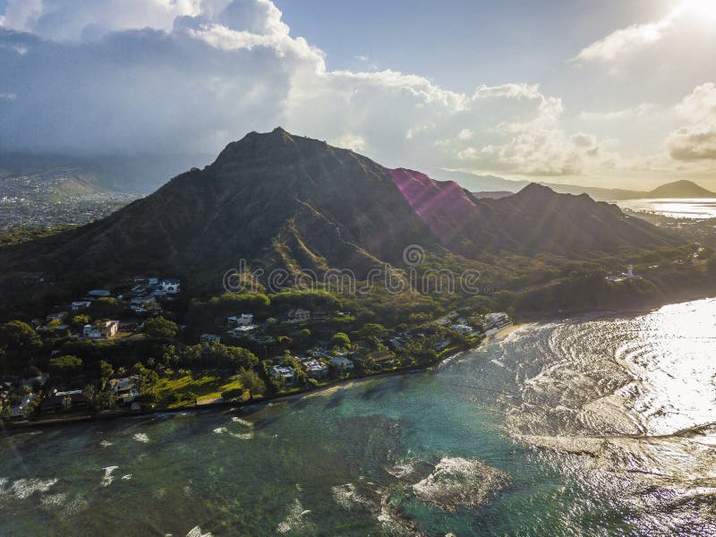 Diamond Head stock photo. Image of ocean, hawaii, head - 97814184
