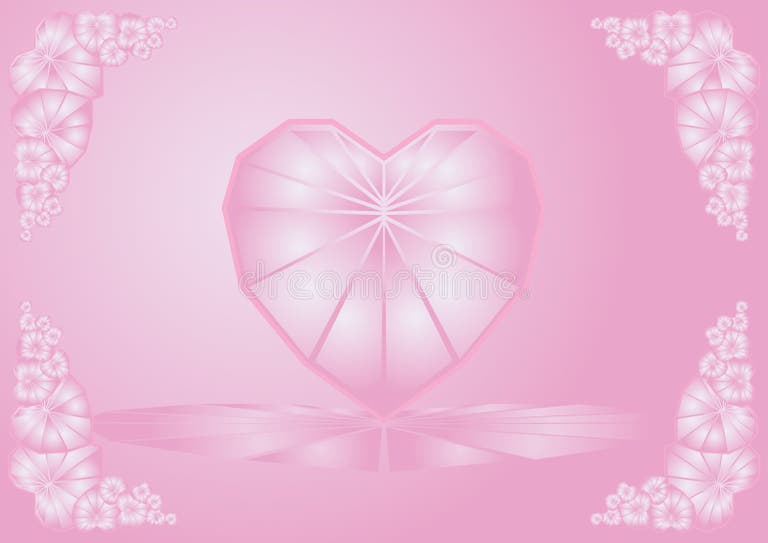 Diamond Heart Composition Stock Illustrations – 396 Diamond Heart ...