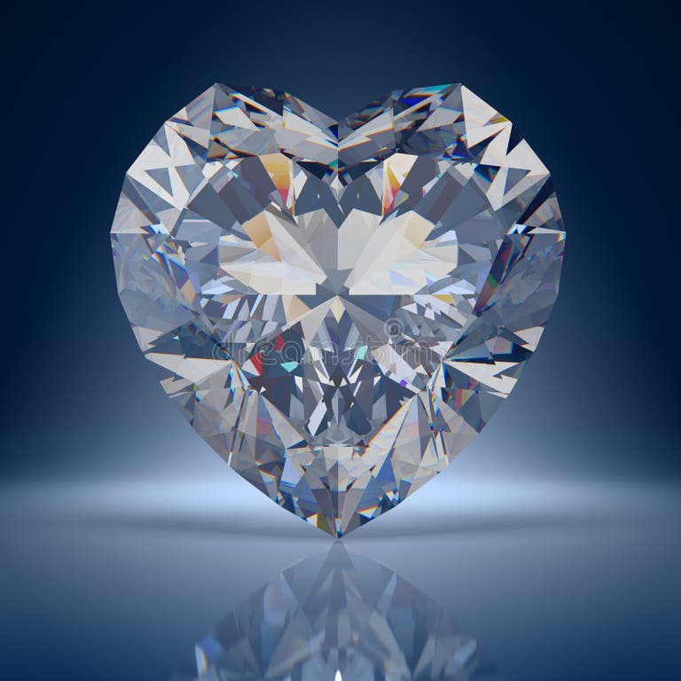 Diamond Heart Composition Stock Illustrations – 396 Diamond Heart ...