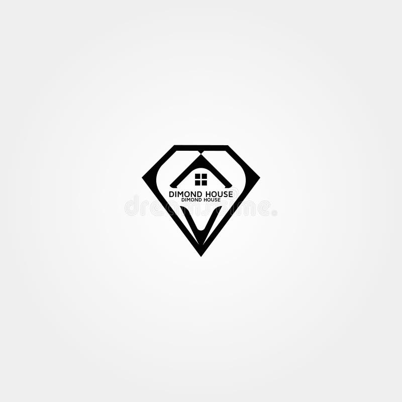 Diamond House Vector Logo Design Template Idea and Inspiration Stock ...
