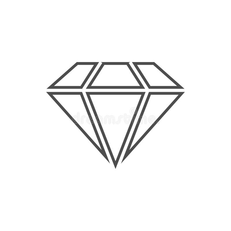 Diamond Icon. Element of Cyber Security for Mobile Concept and Web Apps ...