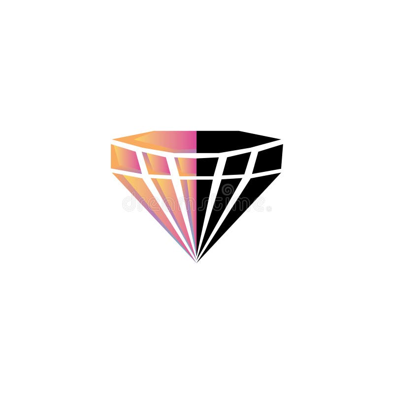 Diamond Icon Logo Illustration Design Vector Stock Vector ...