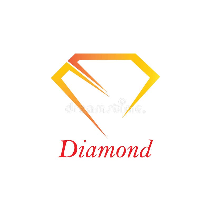 Diamond Icon Logo Vector Design Template Stock Vector - Illustration of ...