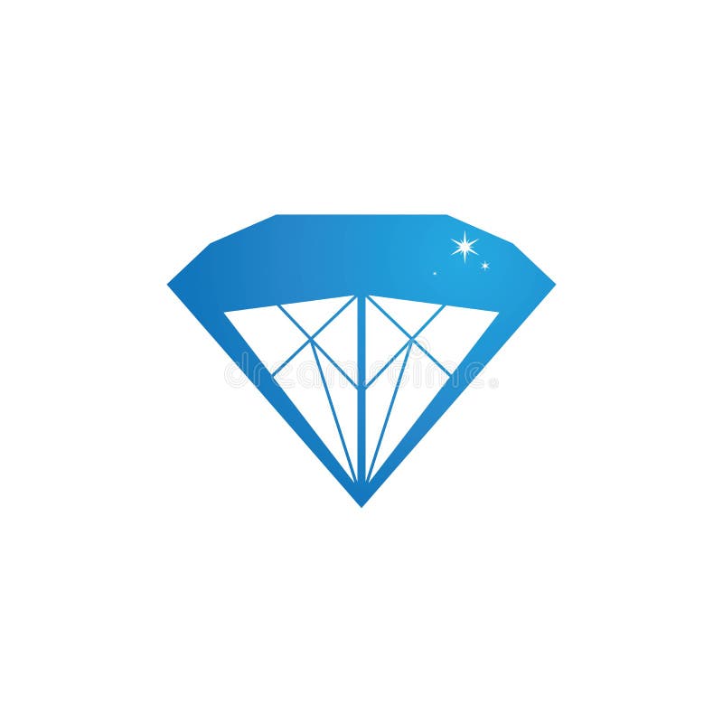 Diamond Icon and Symbol Vector Illustration Stock Illustration ...