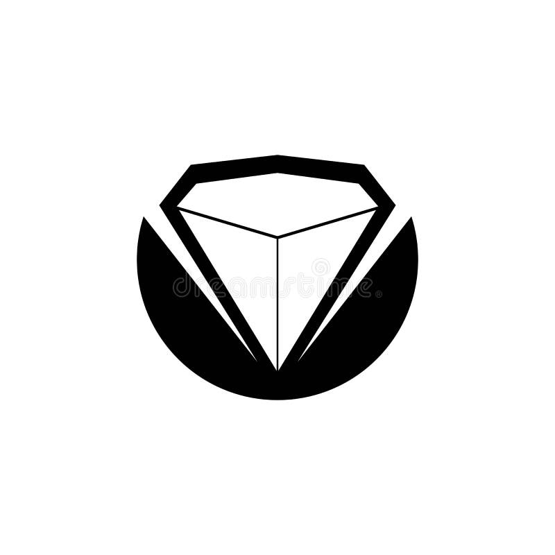 Diamond Icon and Symbol Vector Illustration Stock Illustration ...