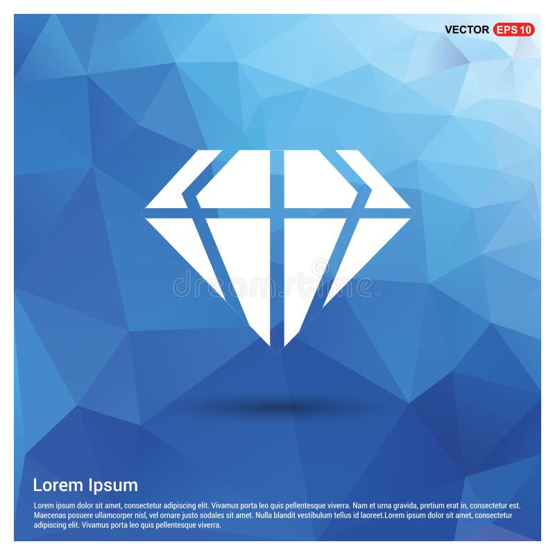 Diamond icon stock vector. Illustration of black, gemstone - 132435950