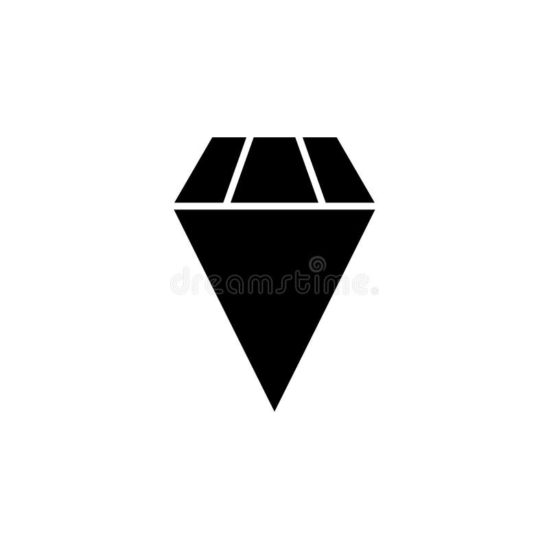 Diamond Icon . Diamond Gems Vector Icon Stock Illustration ...