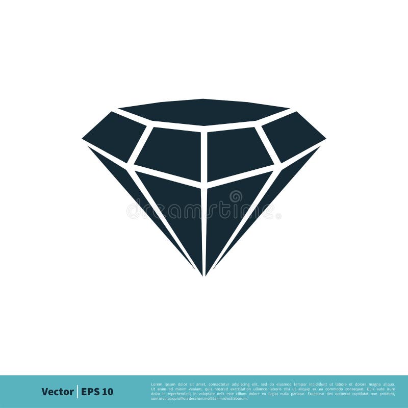 Diamond Icon Vector Logo Template Illustration Design. Vector EPS 10 ...