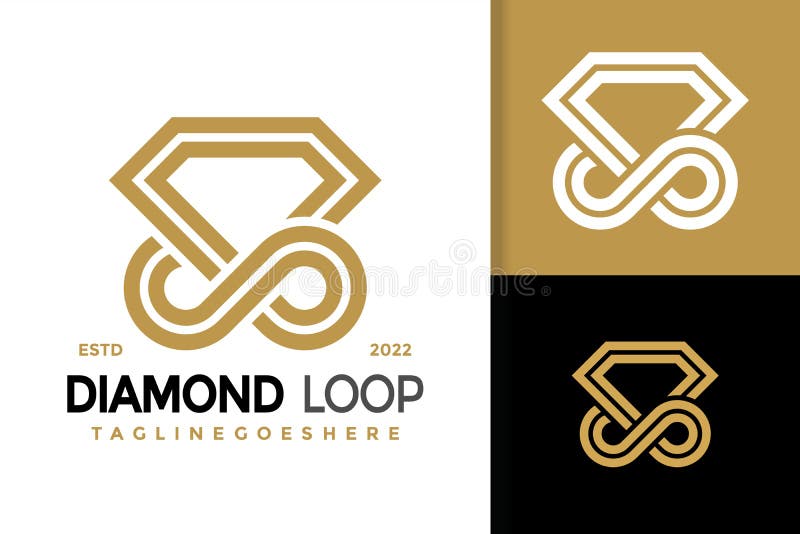 Diamond Infinity Logo Design, Brand Identity Logos Vector, Modern Logo ...