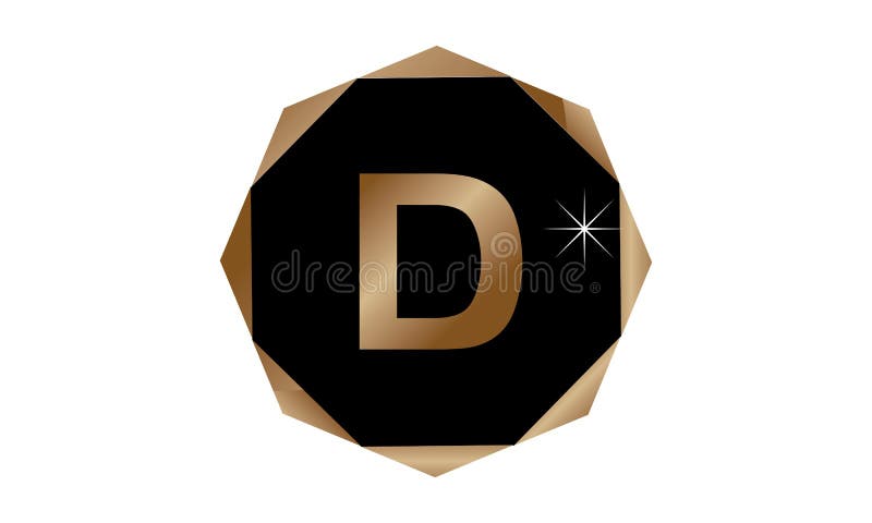 Diamond Initial D stock vector. Illustration of brand - 83971020