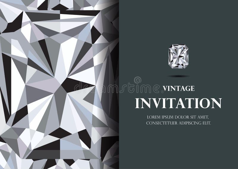 Diamond Invitation Stock Illustrations – 33,249 Diamond Invitation ...