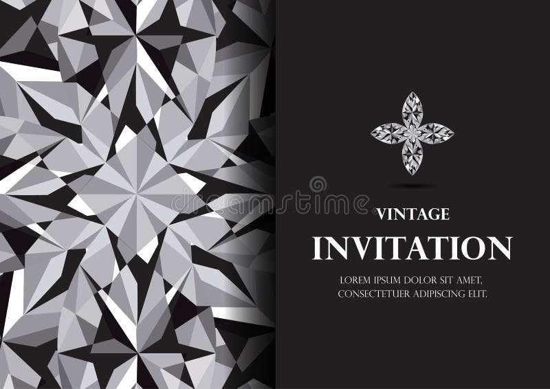 Diamond Invitation Stock Illustrations – 34,540 Diamond Invitation ...