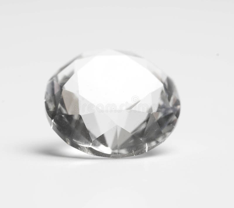 Diamond on White Background Stock Image - Image of diamonds, jewelry ...