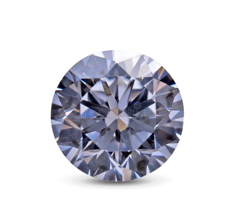 Diamond Isolated on White Background Stock Image - Image of forever ...