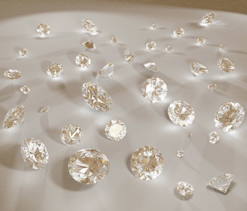 Diamond Jewel High Resolution Image Stock Illustration - Illustration ...