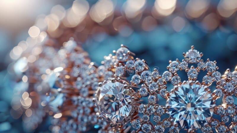 Diamond Jewelry. Diamond Jewelry on the Table Stock Photo - Image of ...