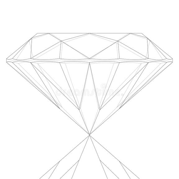 Diamond Keyline stock vector. Illustration of symbol - 11493977