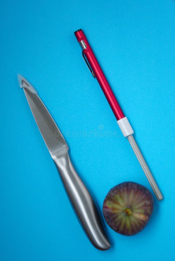 Diamond knife sharpener stock image. Image of knife - 258338359