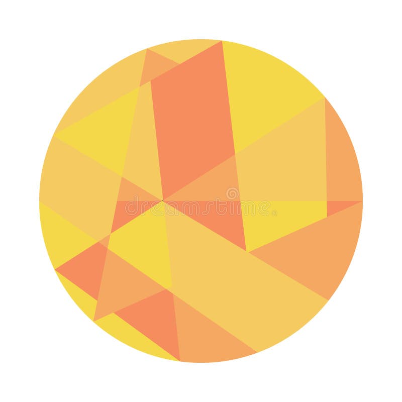 Diamond Like Orange Shape Brochure Element Design Stock Vector ...