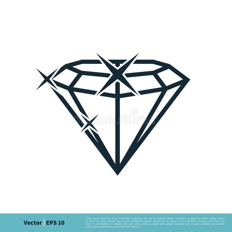 Diamond Line Art Icon Vector Logo Template Illustration Design. Vector ... Diamond Line Art Icon Vector Logo Template Illustration Design. Vector ...