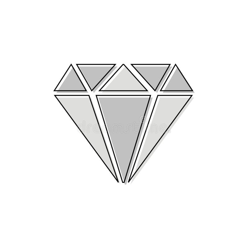 Diamond logo diamond logo stock vector. Illustration of jewel - 124914587