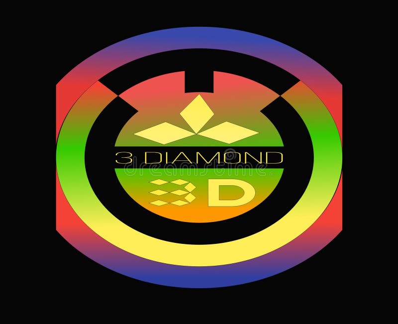 3 Diamond Logo Design. Colorful and Modern Style Logo Design ...