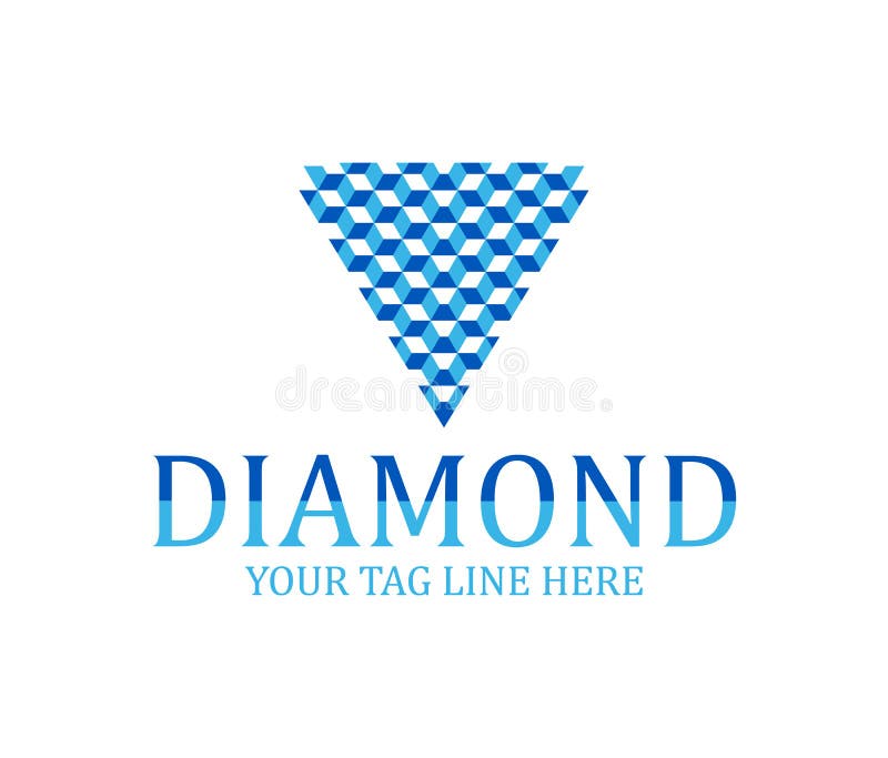 Diamond Logo Design Combination, Colorful Logo Template Stock Vector ...
