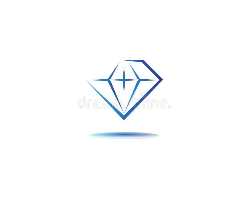 Diamond Logo Design Template Vector Icon Illustration Stock ...