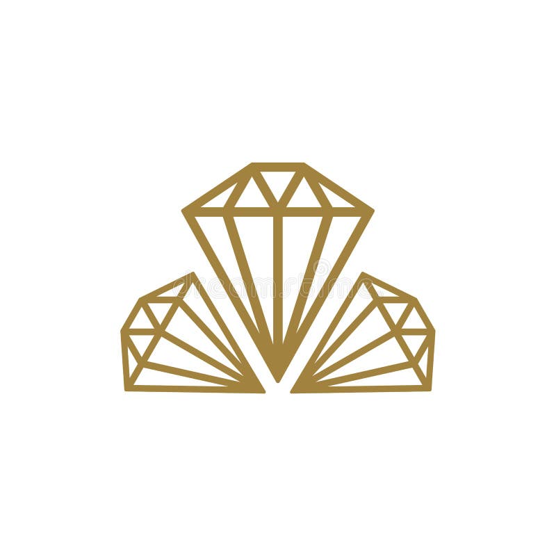 Diamond Logo Design Vector Template. Creative Diamond on White ...