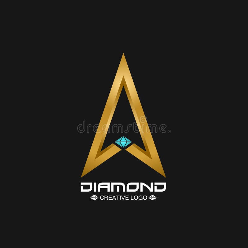 Diamond Logo, Modern and Elegant Style Stock Vector - Illustration of ...