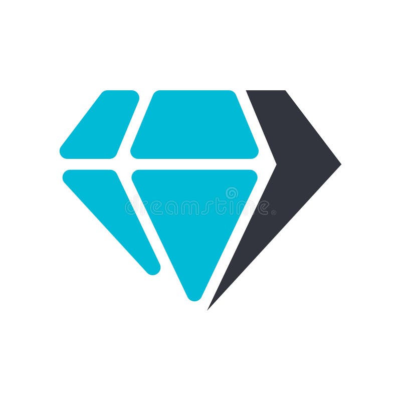 Diamond Logo Template Icon stock vector. Illustration of template ...