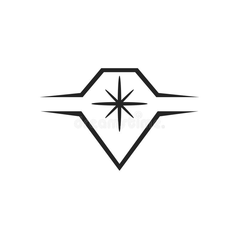Diamond Logo Template Isolated. Brand Identity. Icon Abstract Vector ...
