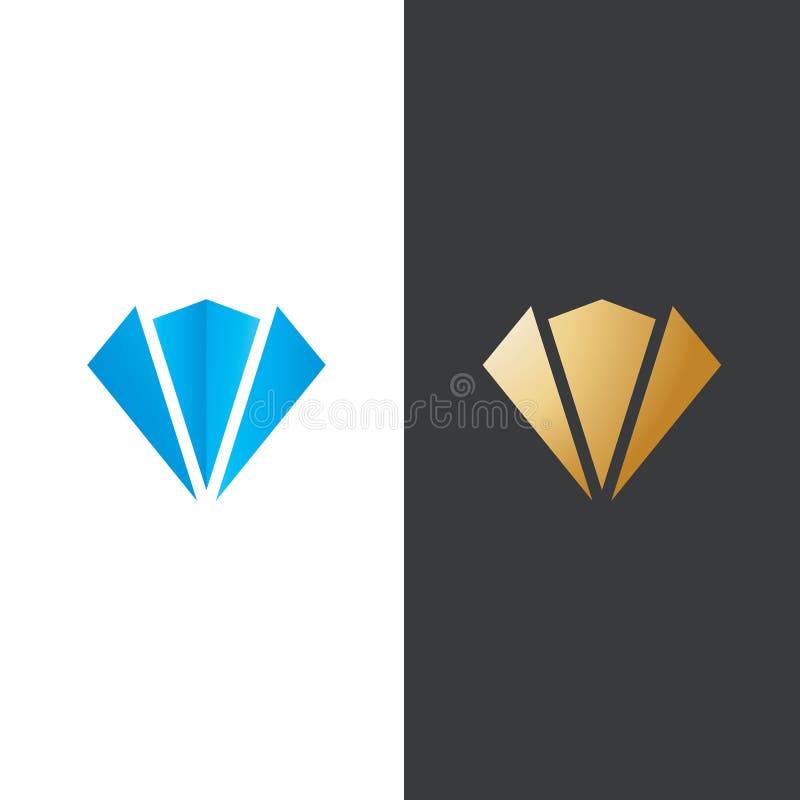 Diamond Logo Template Vector Icon Stock Vector - Illustration of emblem ...
