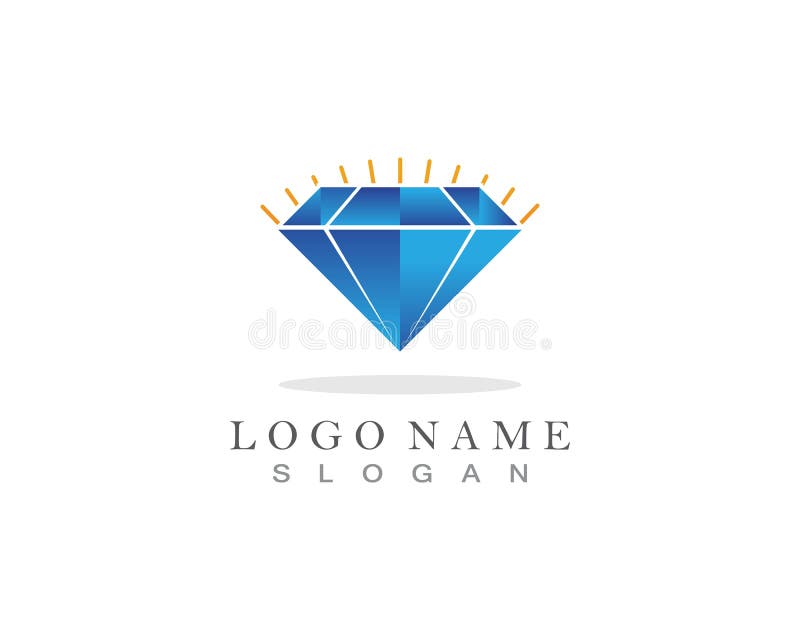 Diamond Logo Template Vector Icon Illustration Design Stock Vector ...