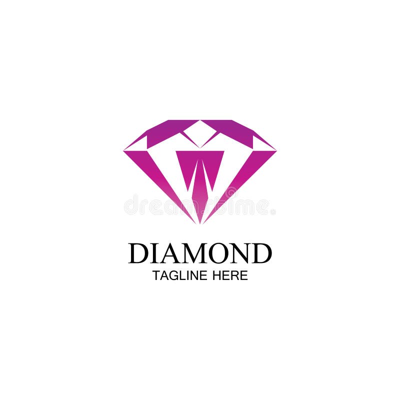 Diamond Logo Template stock illustration. Illustration of luxury ...