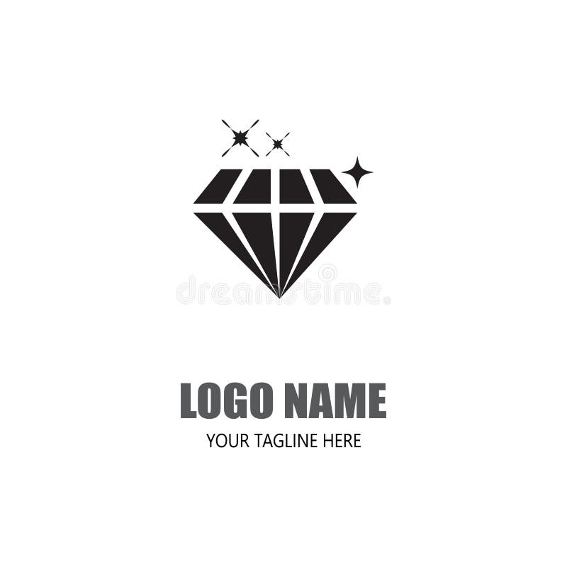 Diamond Logo Template Vector Icon Illustration Design Stock Vector ...