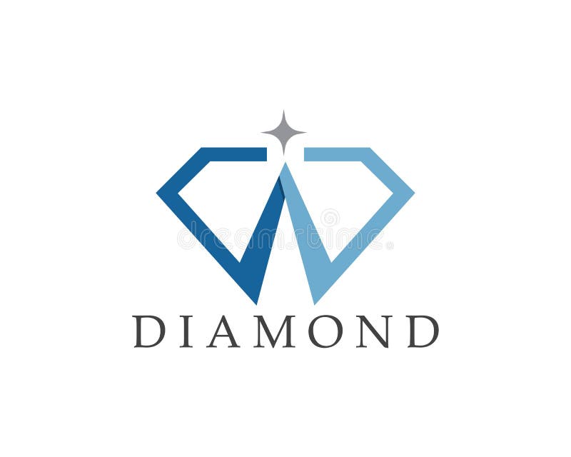 Diamond logo vector. stock vector. Illustration of gold - 152218280