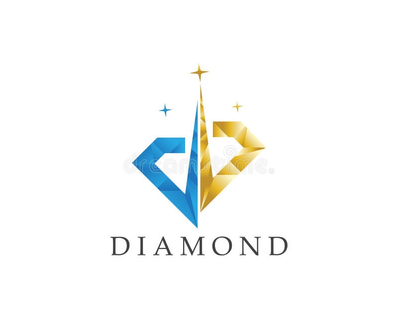 Diamond logo vector. stock illustration. Illustration of diamond - 152218444
