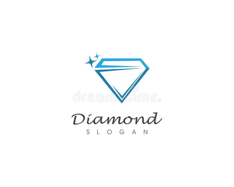 Diamond Logo and Vector Illustration Stock Illustration - Illustration ...