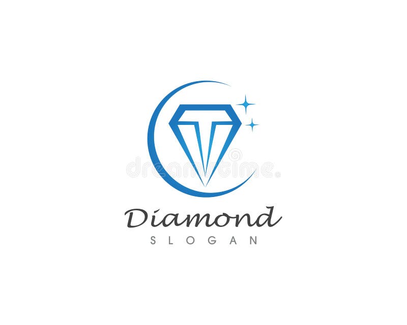 Diamond Logo and Vector Illustration Stock Illustration - Illustration ...